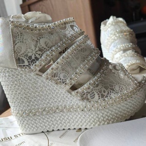 Wedding Shoes Bridal Shoes for Brides Single Comfortable Stone - Etsy