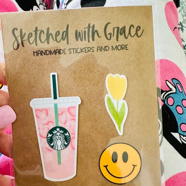 Starbucks Drink Sticker + Pink Drink Sticker + Vinyl Sticker ...