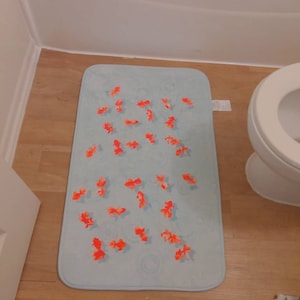 Goldfish Bath Mat - Etsy