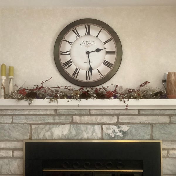 Nantucket Blue Wall Clock, 8 Sizes!!, EXTRA Quiet Mechanism, Lifetime ...