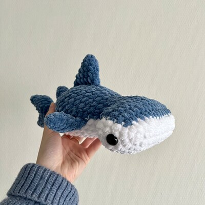 Hamilton the Great Hammerhead Shark Amigurumi Pattern Crochet - Etsy