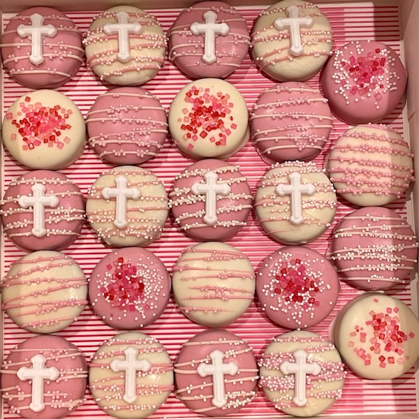 WHITE CROSS Edible Sugar Decorations - 12 or 24 Pieces - for Easter ...