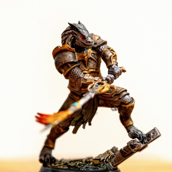 Orc Orog / Half-orc Fighter Barbarian DND Resin 28mm Scale Dungeons ...