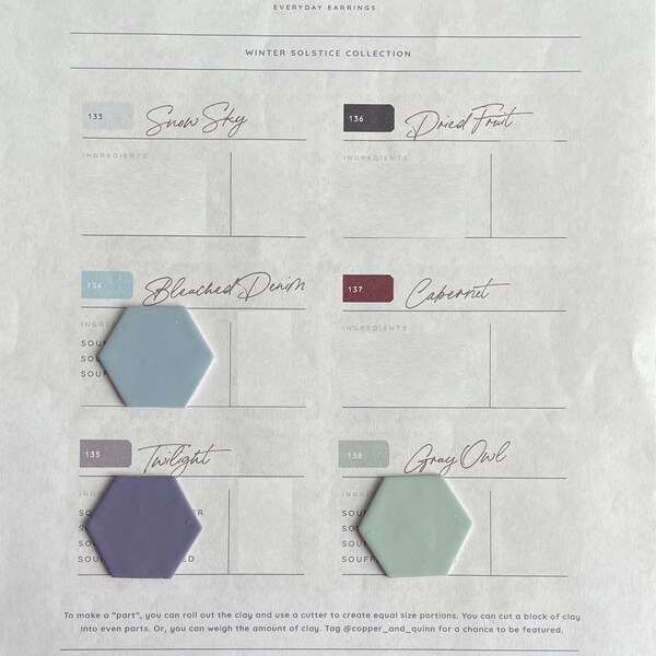 Polymer Clay Color Recipe - Southwest Terracotta - Polymer Clay Color ...