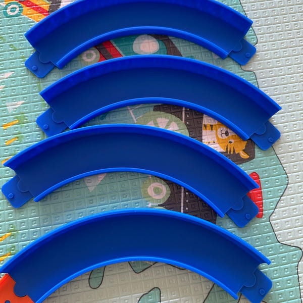 90 Degree Curved Track Pieces - 4 Pack or Singles - Etsy