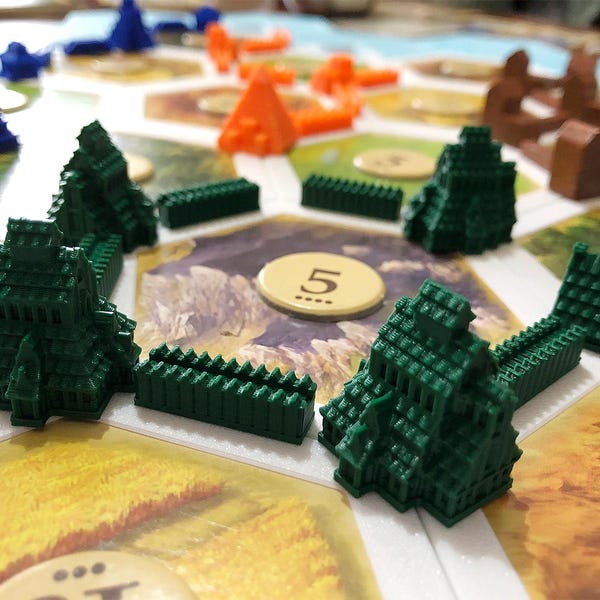 Magnetic Sea Port Hex Tiles for Settlers of Catan | Magnetized, Snappy ...