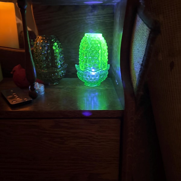 Blacklight UV LED Light Pod Single Color Blue Red Ultraviolet Portable ...