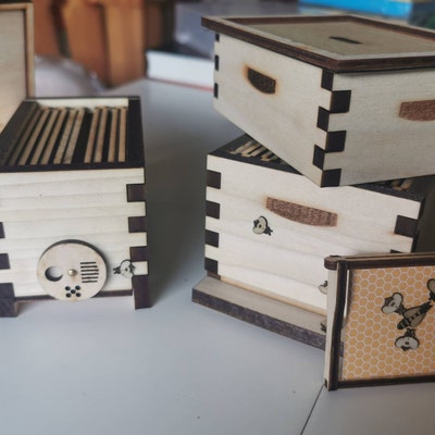 My Little Beekeeper Nuc Box Model Kit, Beekeeper Nucleus Box ...