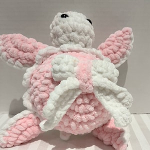 Mini Bow Turtle Crochet Pattern Valentines Day Pattern PDF Ribbon ...