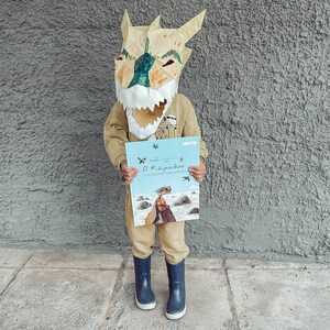Jackal Mask Papercraft Mask Template - Etsy