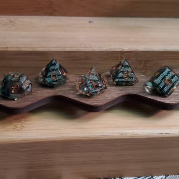 Minimalist Floating Dice Shelf | Wall Mount Display for RPG Tabletop ...