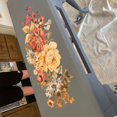 Ruby Rose Rub on Transfer Redesign With Prima Furniture Upcycling DIY ...