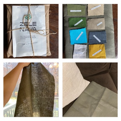 EXTRA WIDE Linen Fabric by the Yard From Europe / UNDYED Linen Fabric ...