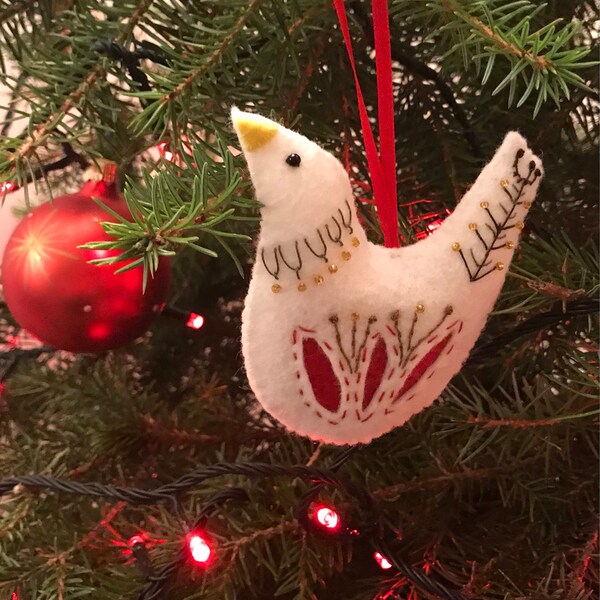 Gold Easter Rooster and Hen Decorations Felt Easter Chickens ...