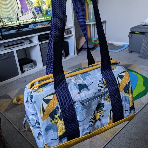 Mini Tote Bag Pattern , Tote Bag With Pockets , Canvas Tote Bag ...