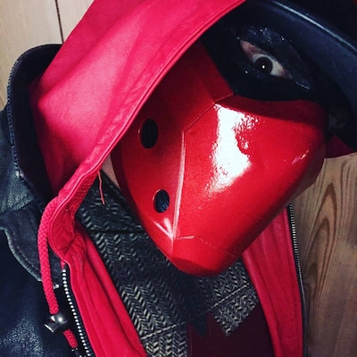 Red Hood Mask Version 2 - Etsy