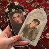 Kpop Photocard Frame Card, Checkered Heart Deco Frame, Kpop Photocard ...