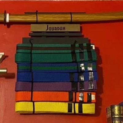 Karate Belt Keychain, Martial Arts Accessory, Custom Belt Rank Color ...