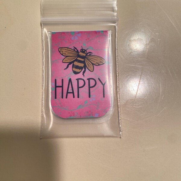 Rainbow Pooping Unicorn Bookmark Laminated Magnetic Polka Dot Gold ...