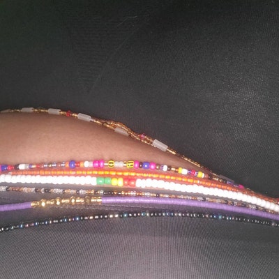 Plus Size African Waist Beads, Waist Beads for Weight Loss, Waist Beads ...