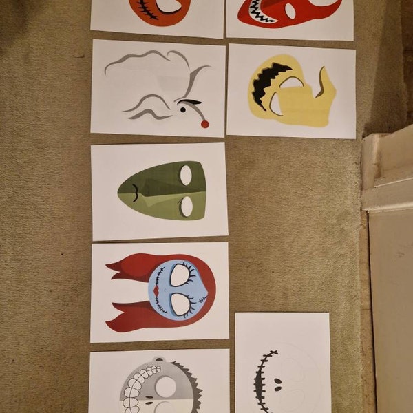 Nightmare Before Christamass Party Photo Booth Props, DIGITAL DOWNLOAD ...