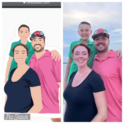 Custom Family Stickers, Family Decals Stickers, Family Name Stickers ...