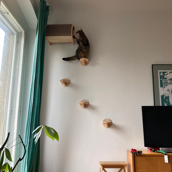 Cat Steps/shelves/ladder - 15cm/5.9in Cat Furniture, Wall Floating Cat ...