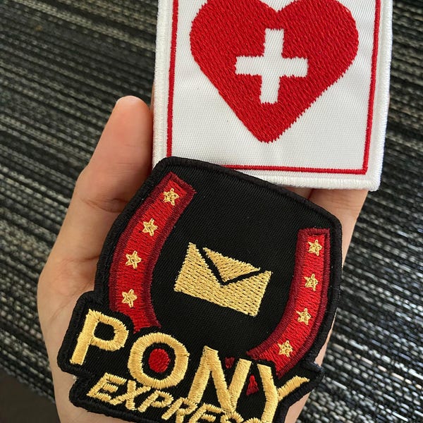 Iron-on Patch Set - "mouthwashing" Indie Horror Game Patches ("pony ...