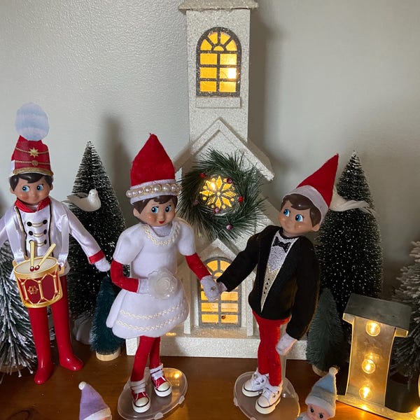 Elf Clothing/holiday Elf Clothes/12” Doll Clothing/doll Clothes/elf ...