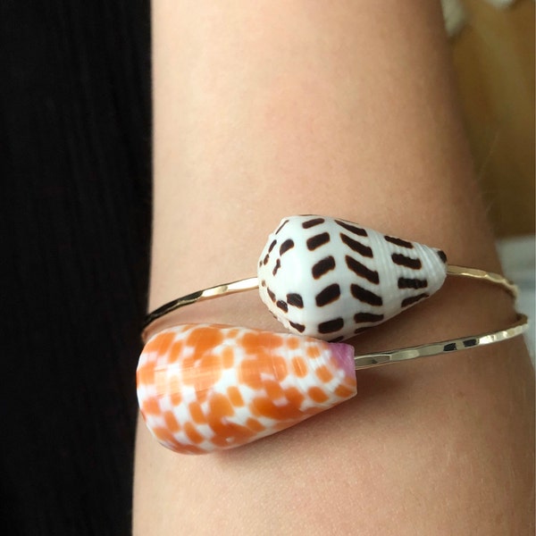 Shell Bangles, Choose Your Own Shell Bangle STERLING SILVER Hawaiian ...