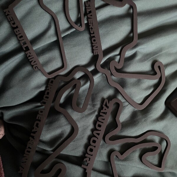 Formula 1 Track Outline Model - Etsy