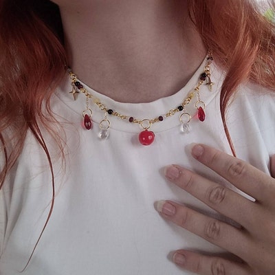 Choker Necklace Earrings Angel Dust Hotel Ragno - Etsy
