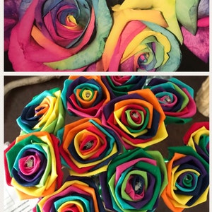 White Cotton Roses With Stems Cotton Anniversary White | Etsy