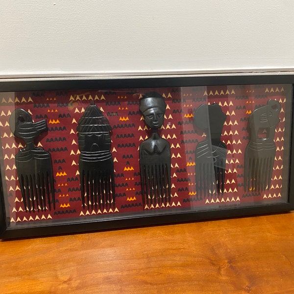 Ebony Afro Combs - Etsy