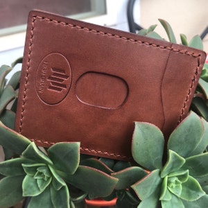 The Commander. A Handmade Leather Bi-fold Wallet With a - Etsy