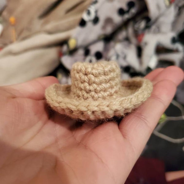 Mini Cowboy Hat Crochet Pattern - Etsy