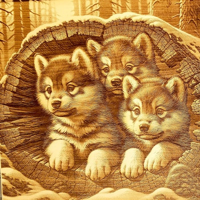 3D Illusion Laser Burn PNG Digital File Perfect for Engraving Instant ...