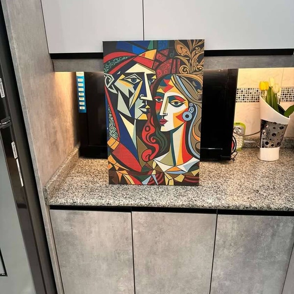 Pablo Picasso Colorful Portrait Digital Printable Wall Art Print ...