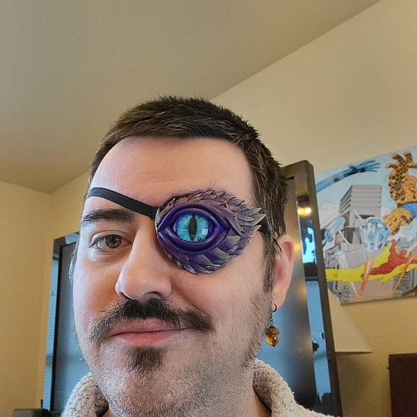 Eye Patch, Eagle Eye Patch, LARP, Cosplay, Steampunk Eye Patch ...