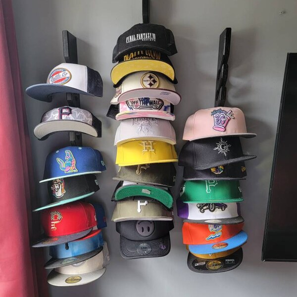 Hat Rack / Hat Holder / Baseball Cap Rack / Ball Cap Rack / Hat Hanger ...