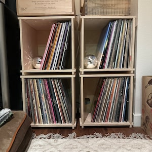 Record Storage Double Wide Box Design Your Own - Etsy