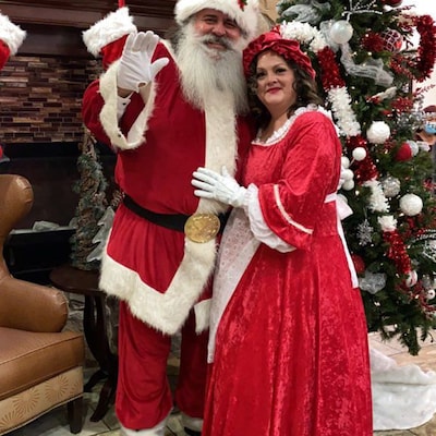 Teal Santa Hat With Luxury Teal and Black Trim - Etsy