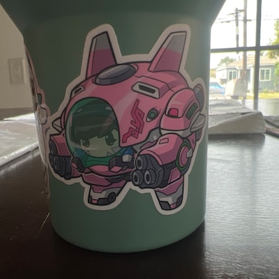 Chibi D.va Mecha Sticker Weatherproof Video Game Overwatch Stickers - Etsy