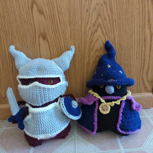 Wizard Crow, Druid Bear 2in1 PDF Crochet Amigurumi Pattern Bundle ...