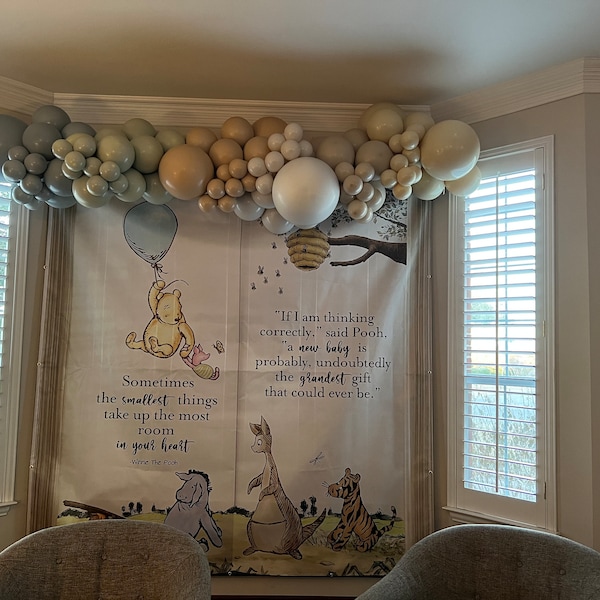 8x8 Feet Giant Pooh Book Backdrop/ Classic Winnie the Pooh Backdrop in ...