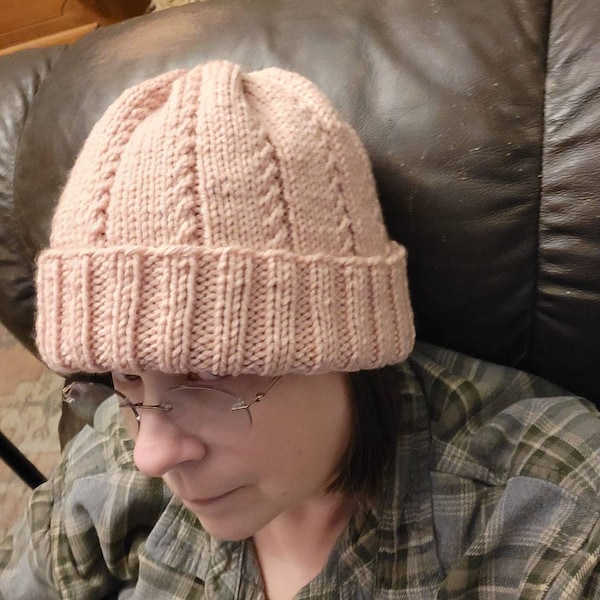 Men's Beanie Pattern | Knitting Beanie Pattern | Commuter Beanie | How ...