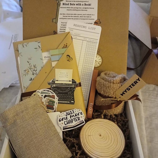 Blind Date With a Book Box Gifts for Book Lovers Personalized Book Gift ...