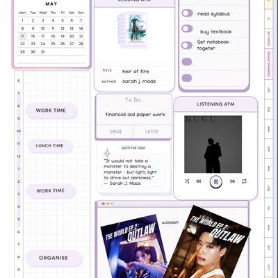 Everyday Digital Stickers for Planner Goodnotes Widget Sticker Book ...