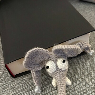 Elephant Bookmark Crochet Pattern Amigurumi PDF Pattern - Etsy