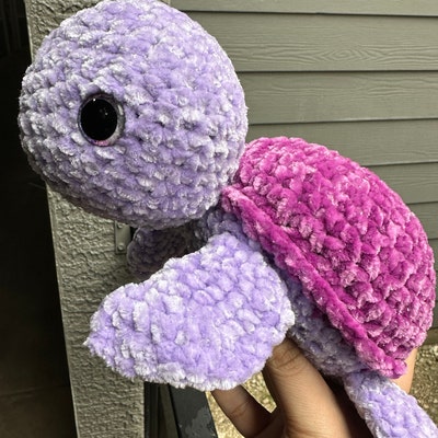 Crochet Turtle Pattern 2 Sizes regular and Jumbo PDF Download Beginner ...